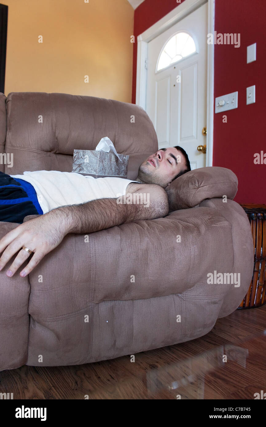 Box tissues man hi-res stock photography and images - Alamy