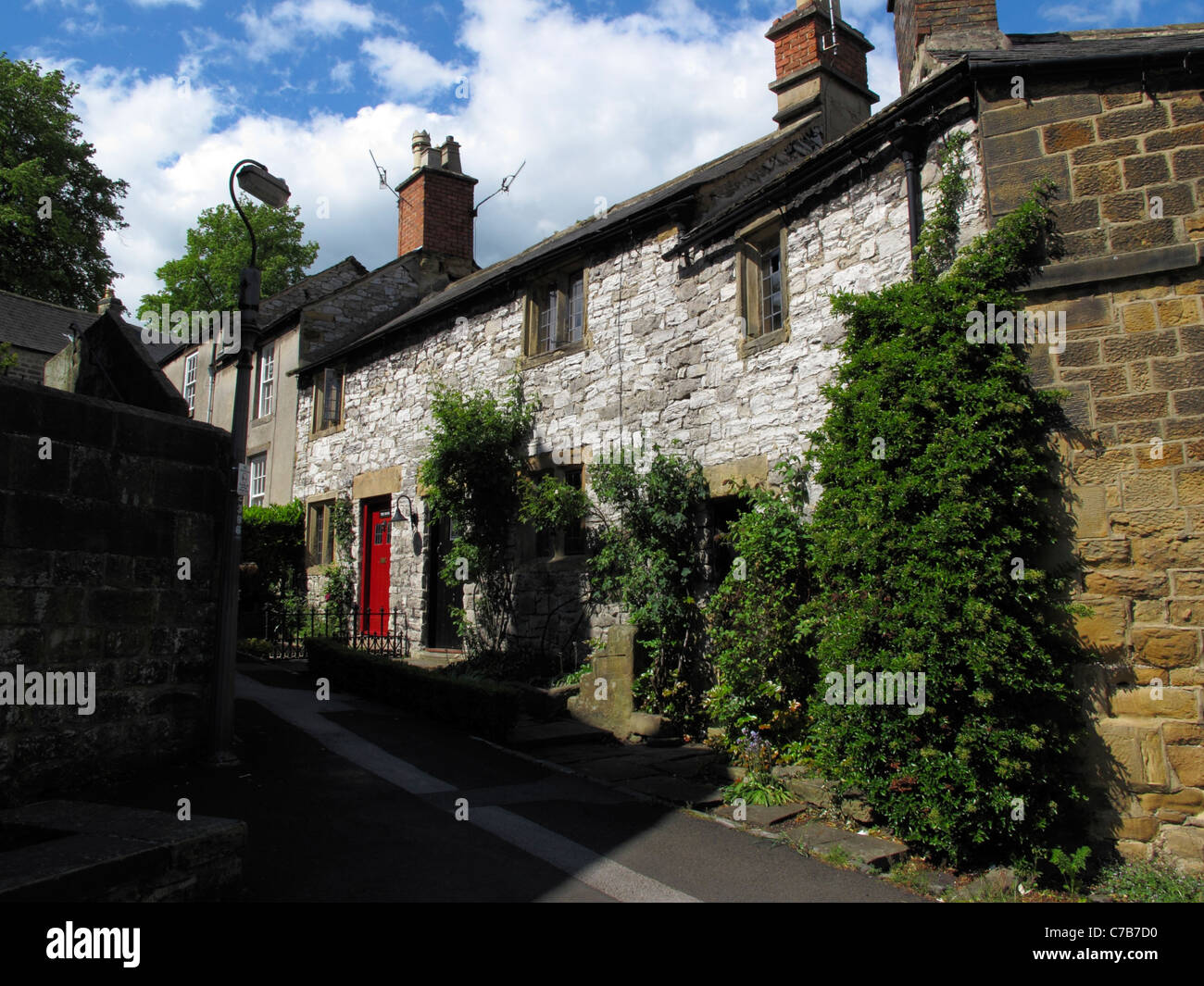 Derbyshire Town of Bakewell in the Peak District National Park England ...