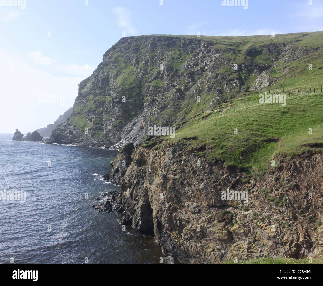 Cliffs of Fitful Head Shetland Islands Scotland September 2011 Stock ...
