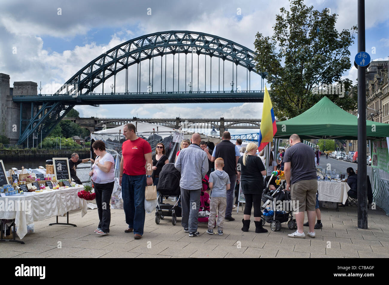Quayside market newcastle hi-res stock photography and images - Alamy