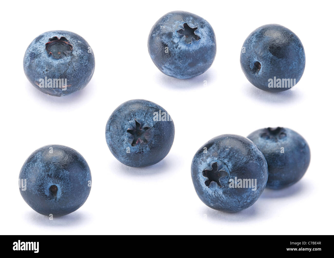 Sweet Blueberry berry closeup isolated on white background Stock Photo ...