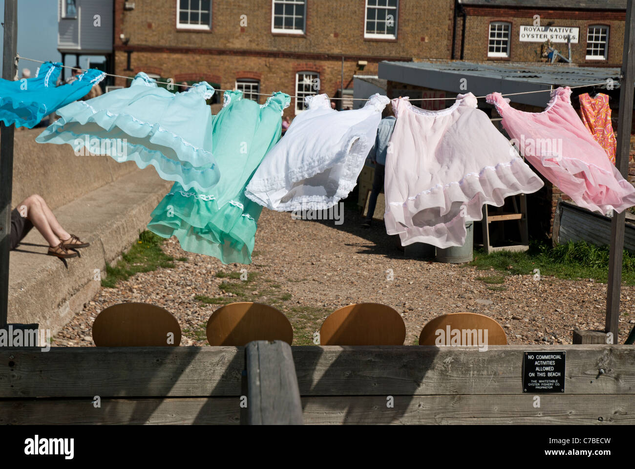 Washing line vintage hi-res stock photography and images - Alamy
