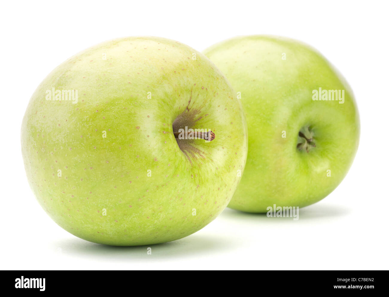 Ripe apple fruit closeup isolated on white background Stock Photo - Alamy