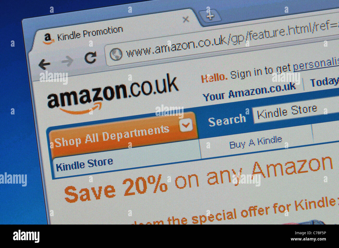 Amazon website screen hi-res stock photography and images - Alamy