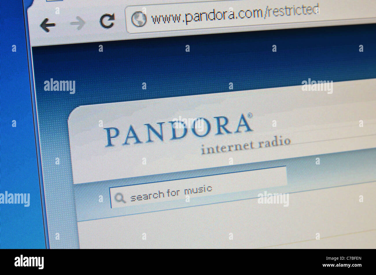 Pandora screen hi-res stock photography and images - Alamy