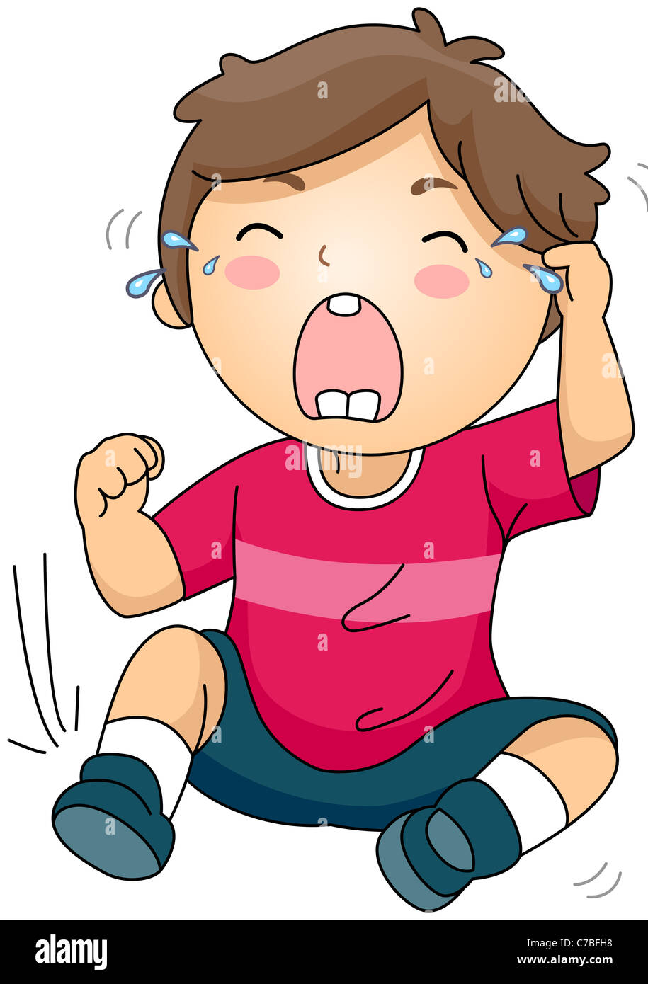 Crying Child Clip Art