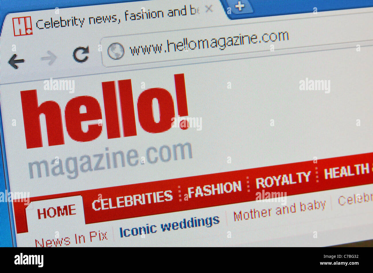 Hello magazine hi-res stock photography and images - Alamy