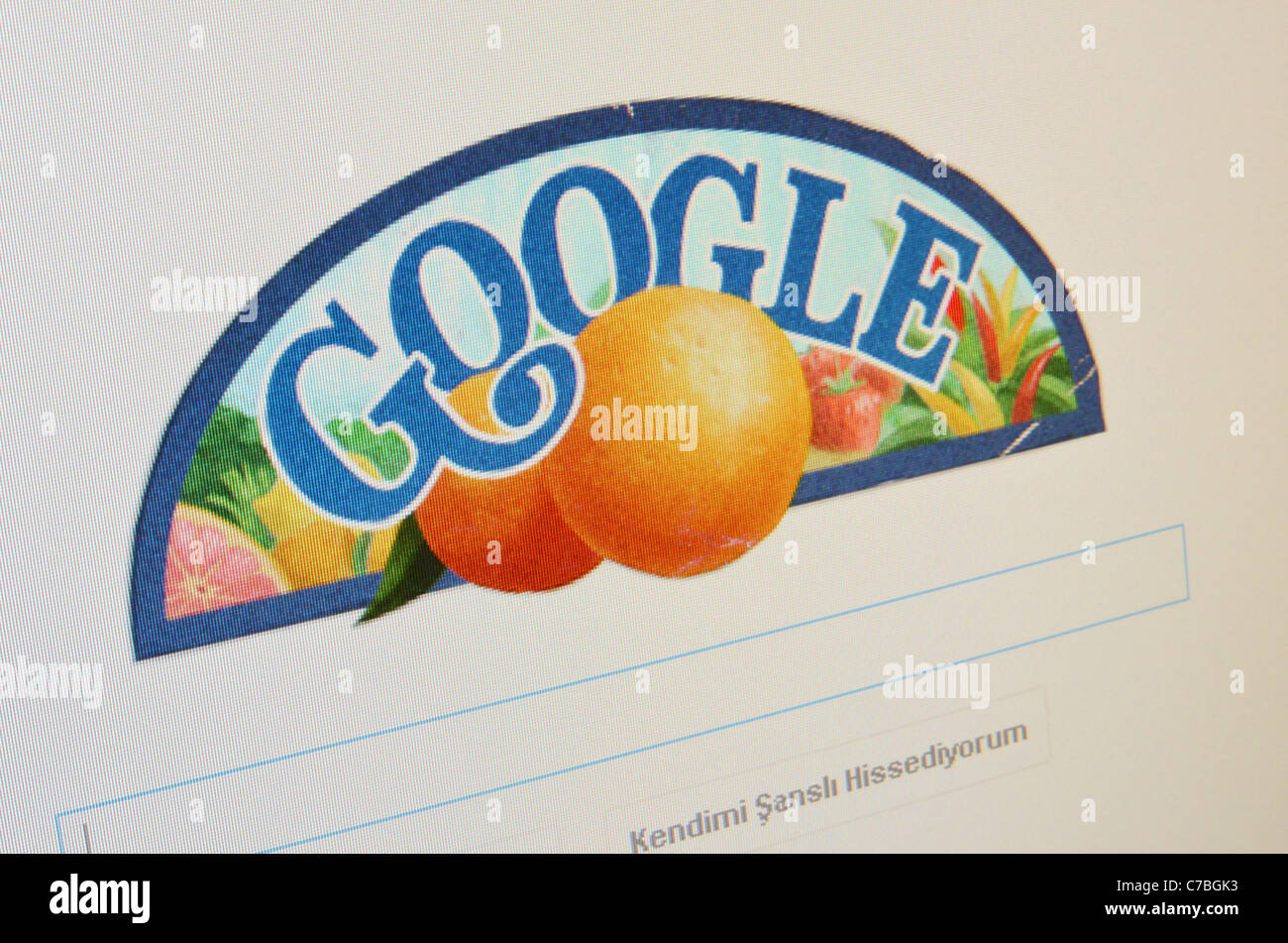 Google search page artwork screenshot Stock Photo - Alamy