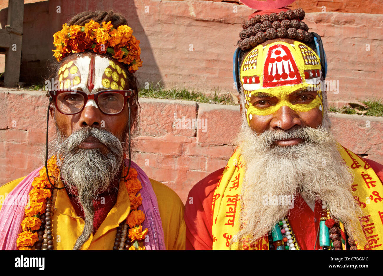 Indian Sadhu Durbar Square Kathmandu Nepal Asia Stock Photo - Alamy