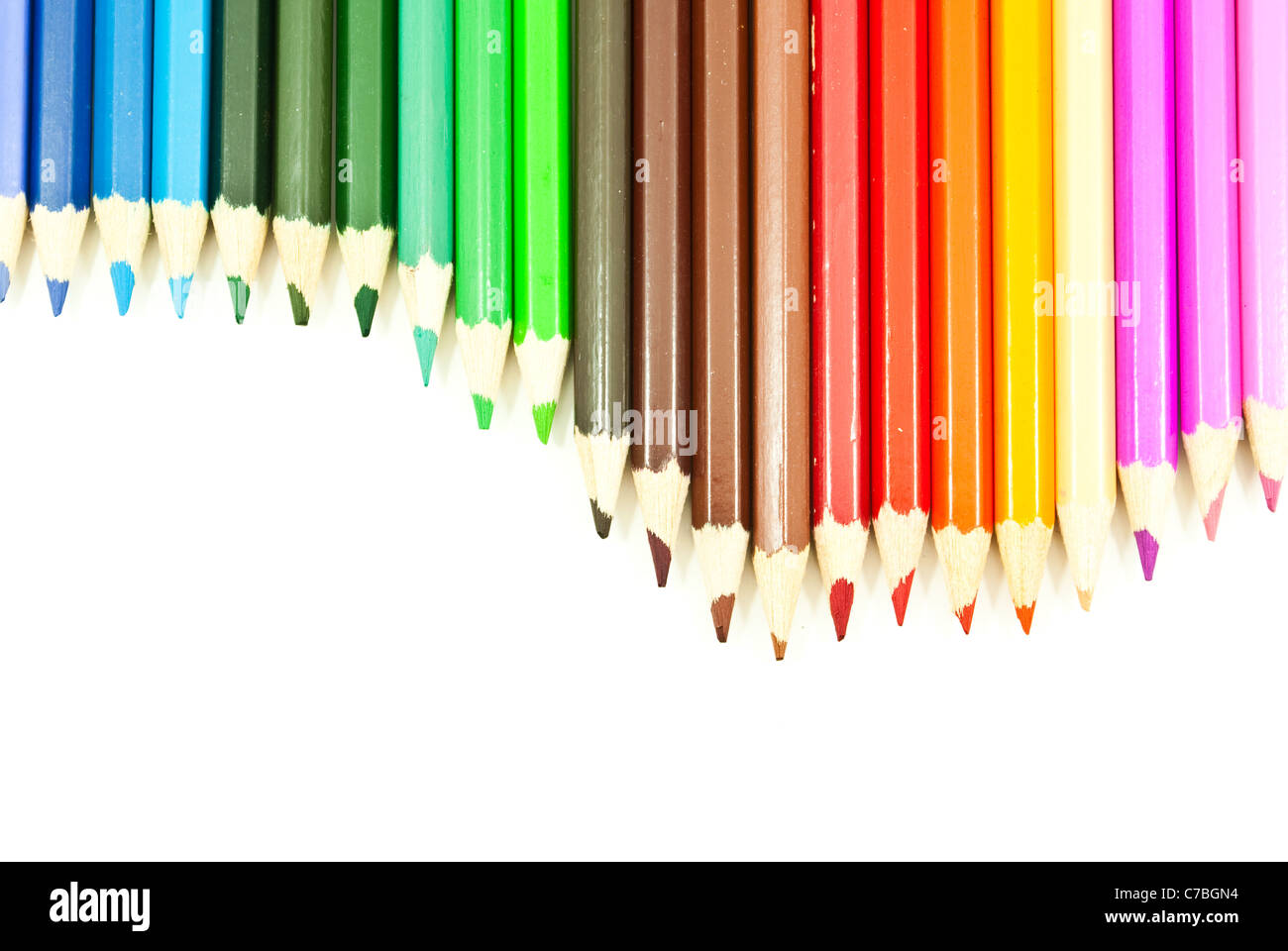 Colorful pencil texture background Stock Photo - Alamy