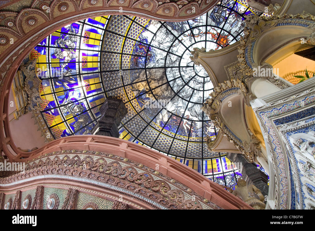 Interior view of the Erawan Museum Stock Photo - Alamy