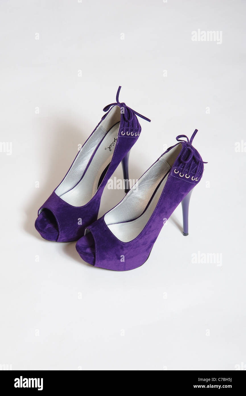Pair of high heel shoes Stock Photo - Alamy