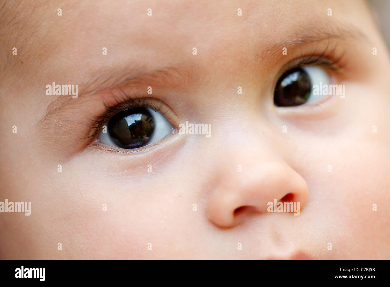Facial Expressions Of Babies High Resolution Stock Photography and ...