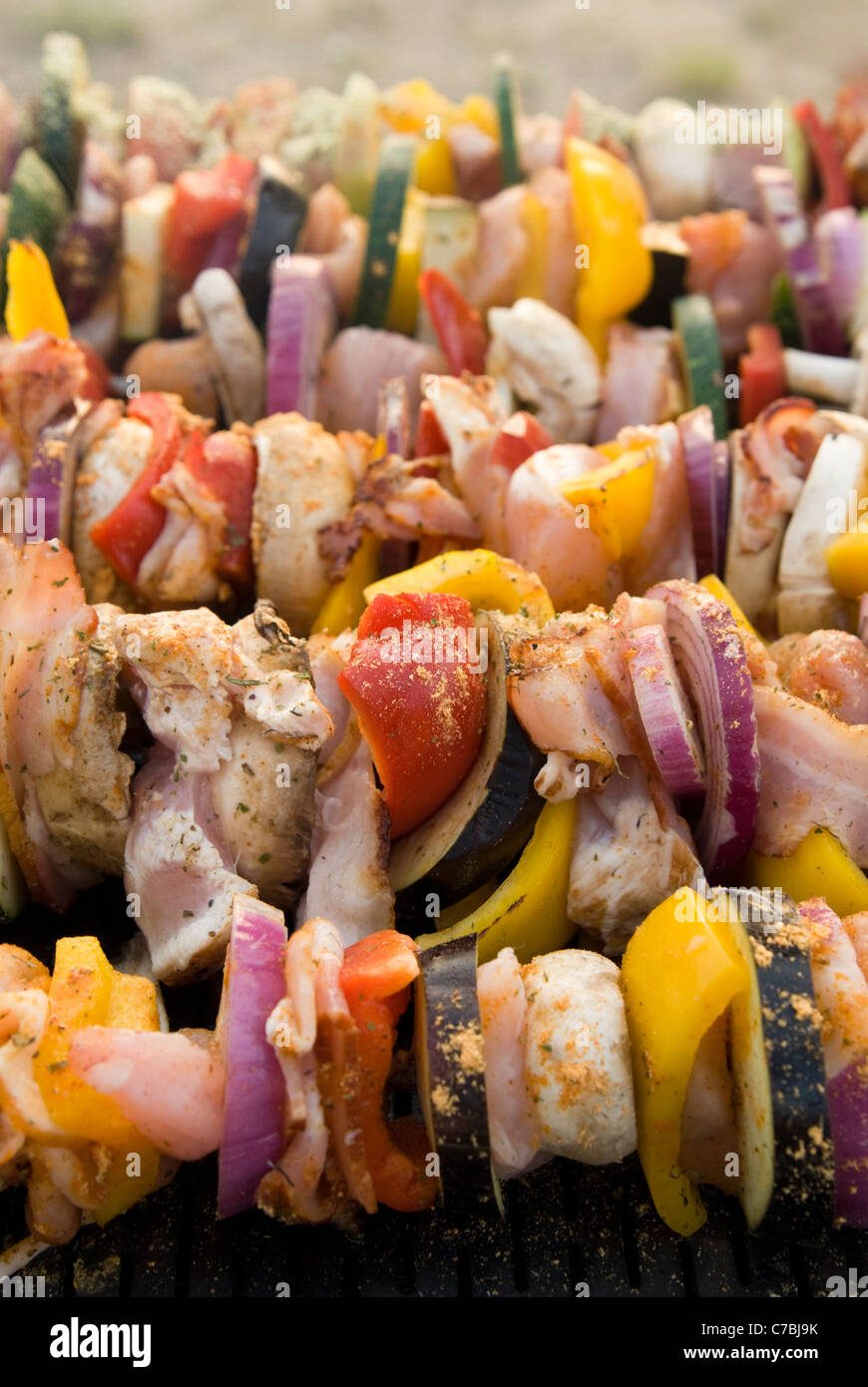 meat on grill , barbecue Stock Photo - Alamy