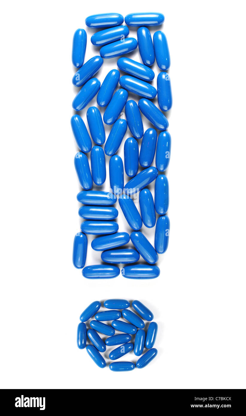 Blue pills hi-res stock photography and images - Alamy