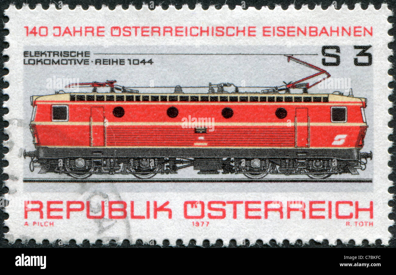 AUSTRIA 1977 A stamp printed in Austria, devoted to 140th anniversary ...