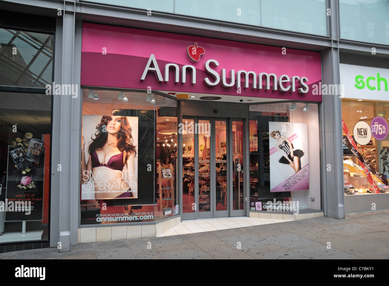 The Ann Summers store, which specialises in sex toys and lingerie, in the Arndale Centre, Market ...