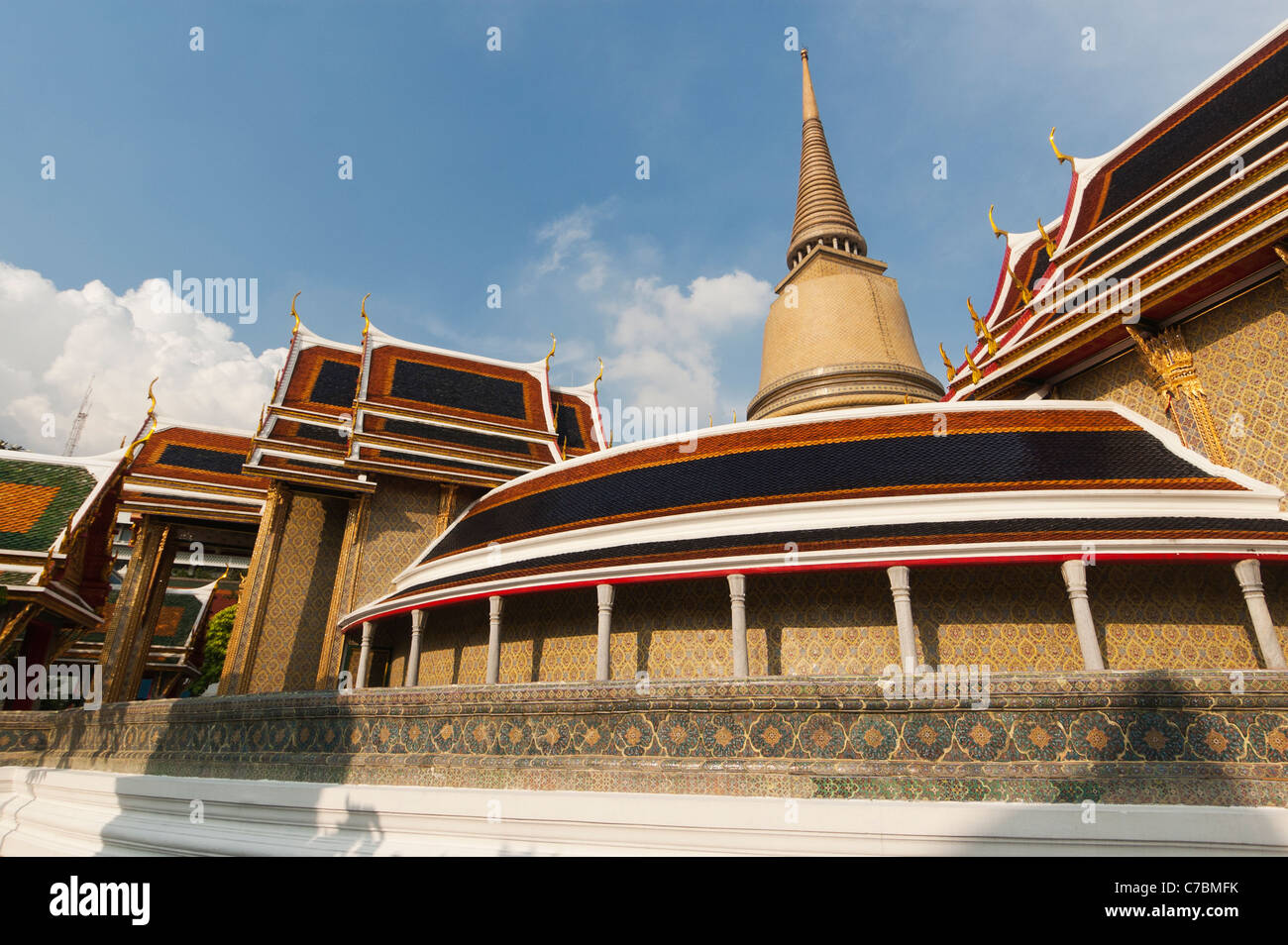 Elk193-1334 Thailand, Bangkok, Wat Rachabophit, main temple Stock Photo ...