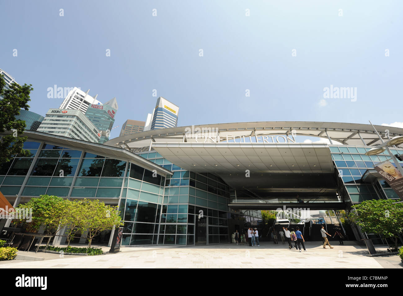 One Fullerton, Singapore Stock Photo - Alamy