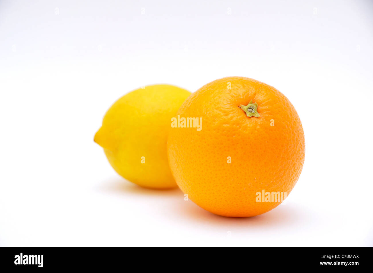 Orange and Lemon Stock Photo - Alamy