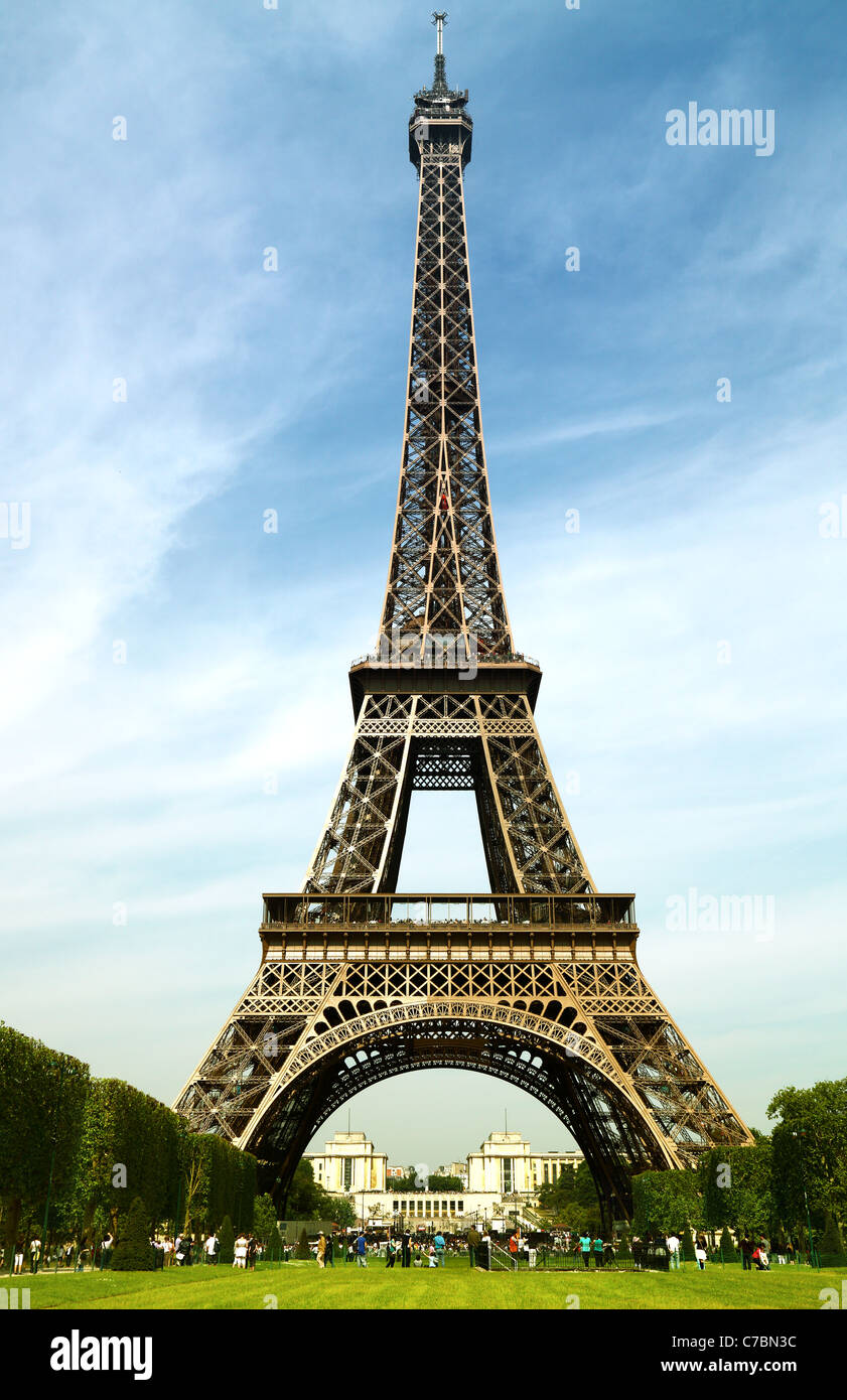 The Eiffel Tower - symbol of Paris Stock Photo - Alamy