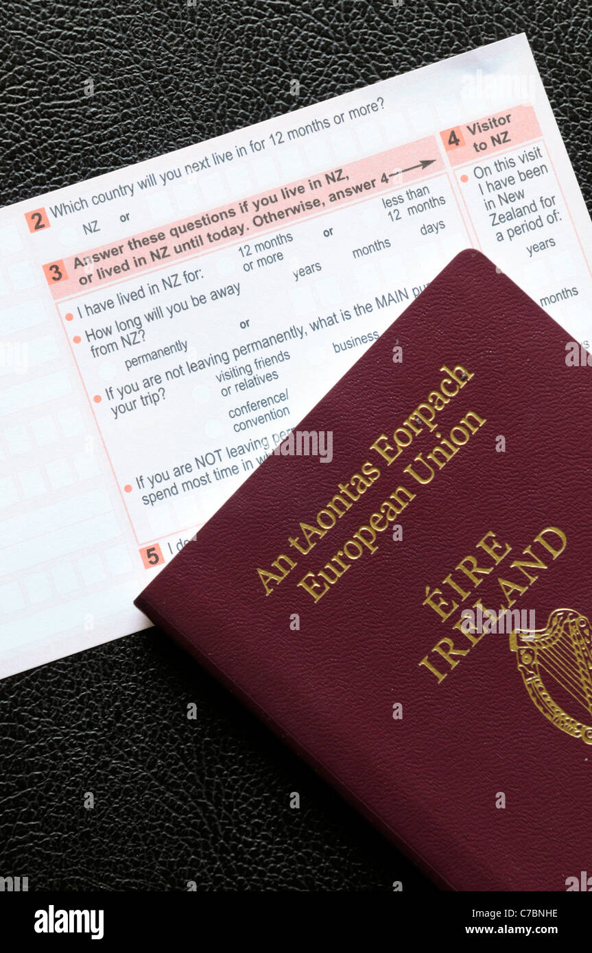 immigration form landing disembarkation card travel visa application ...