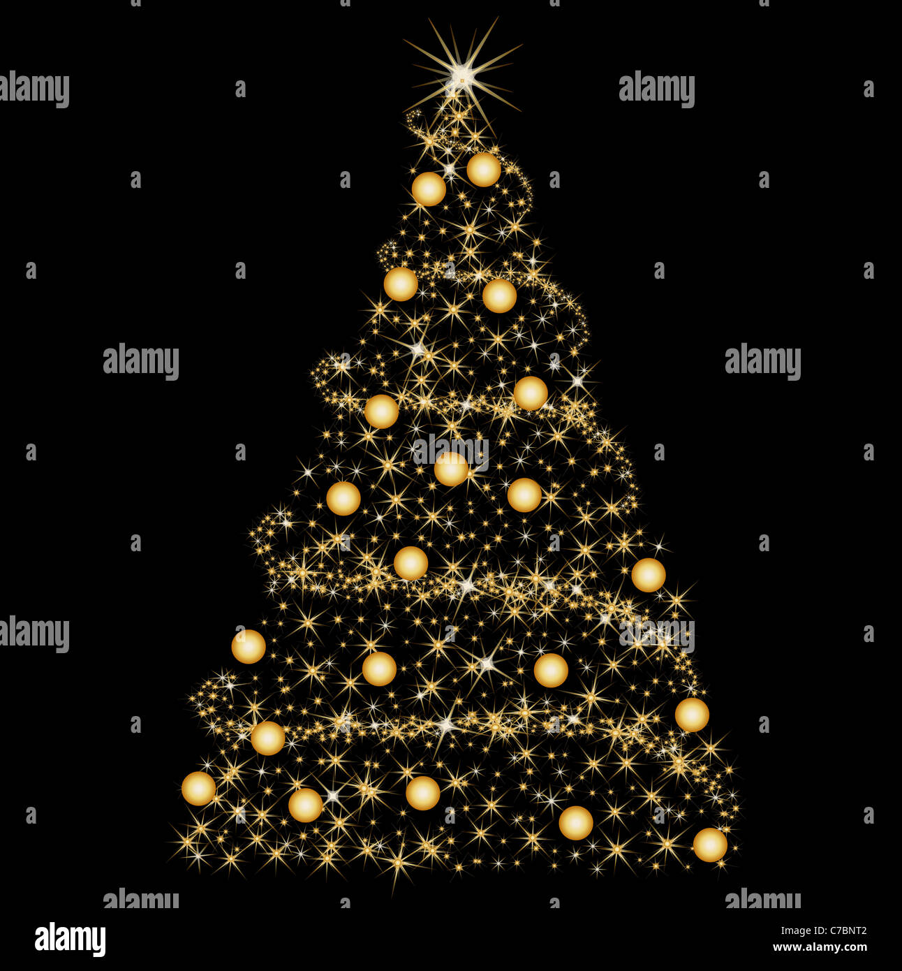abstract christmas tree Stock Photo - Alamy