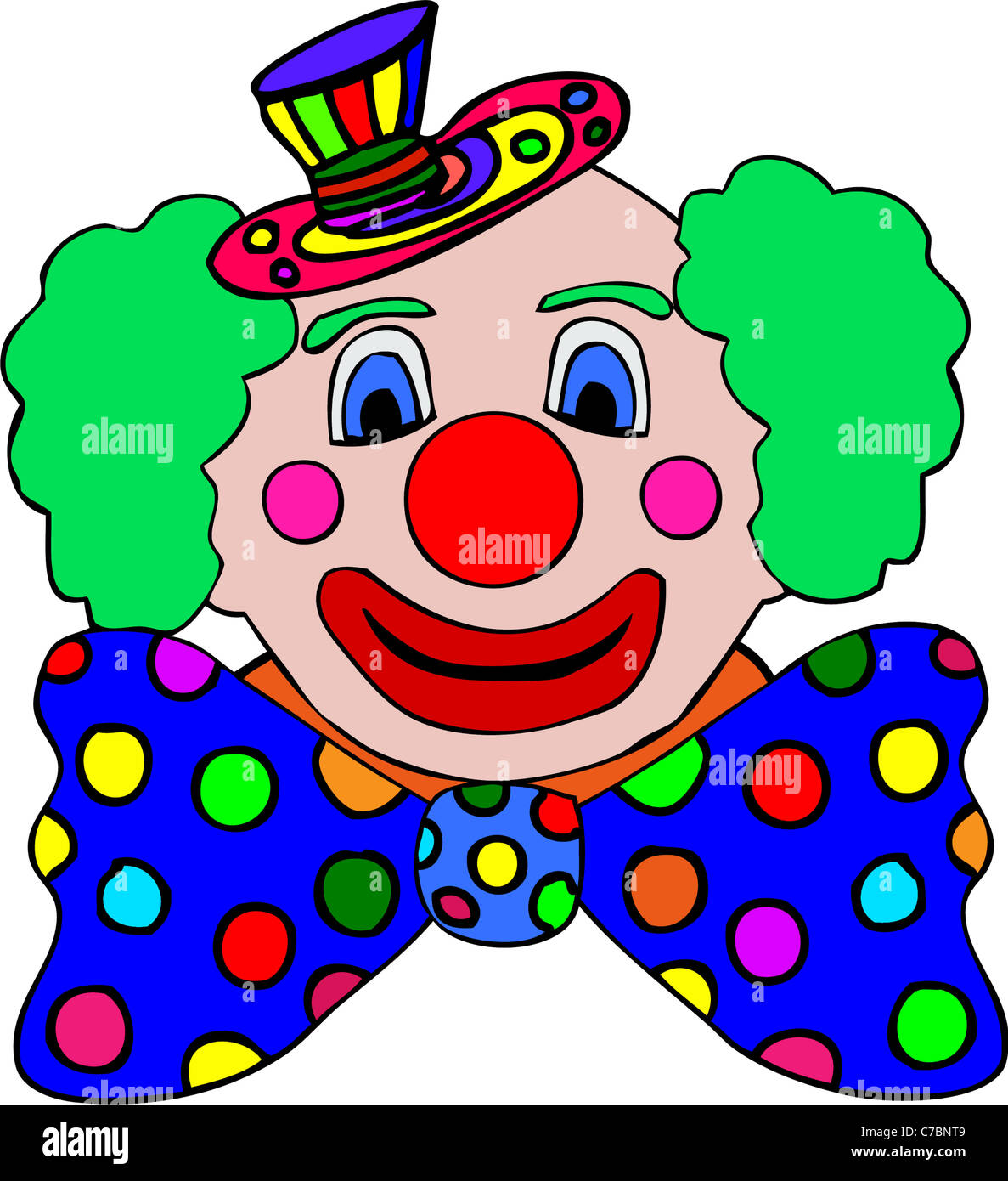 Clown cartoon Stock Photo - Alamy