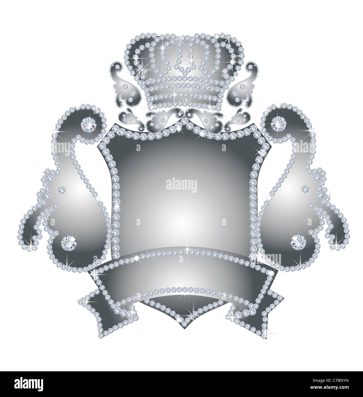 Diamond coat of arms Cut Out Stock Images & Pictures - Alamy