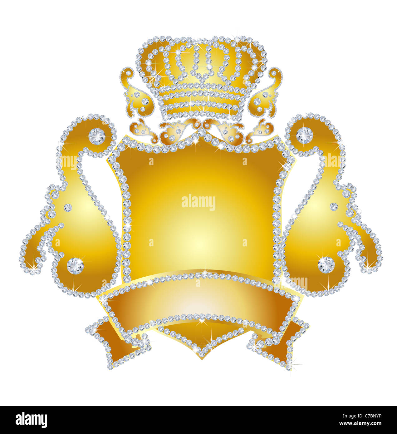 Diamond coat of arms Cut Out Stock Images & Pictures - Alamy
