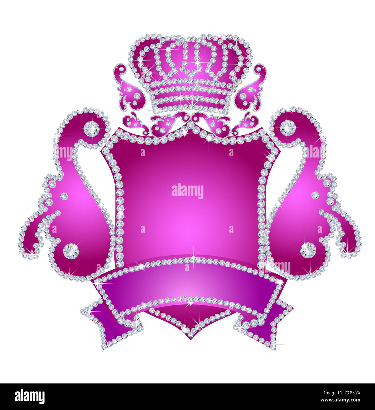 Diamond coat of arms Cut Out Stock Images & Pictures - Alamy