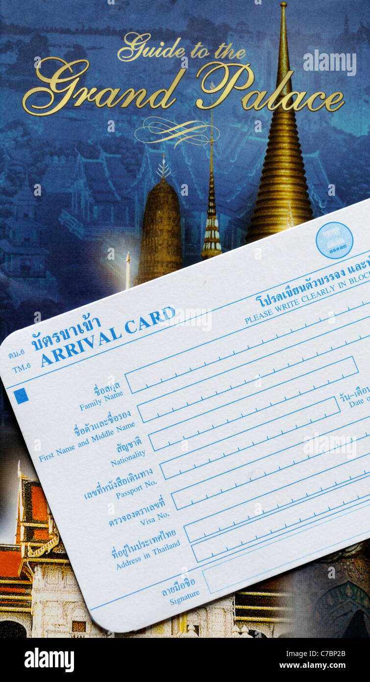 immigration form landing disembarkation card travel visa application ...