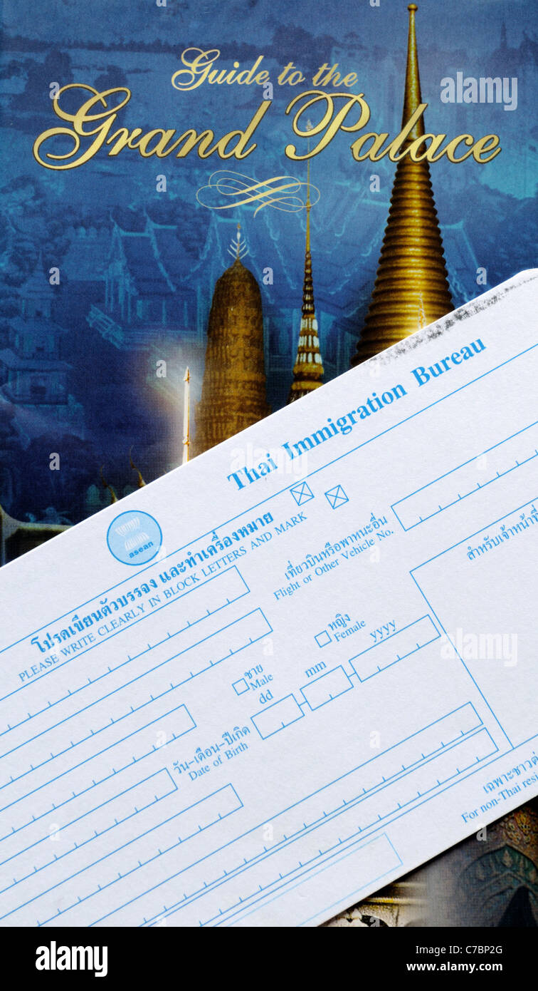immigration form landing disembarkation card travel visa application ...