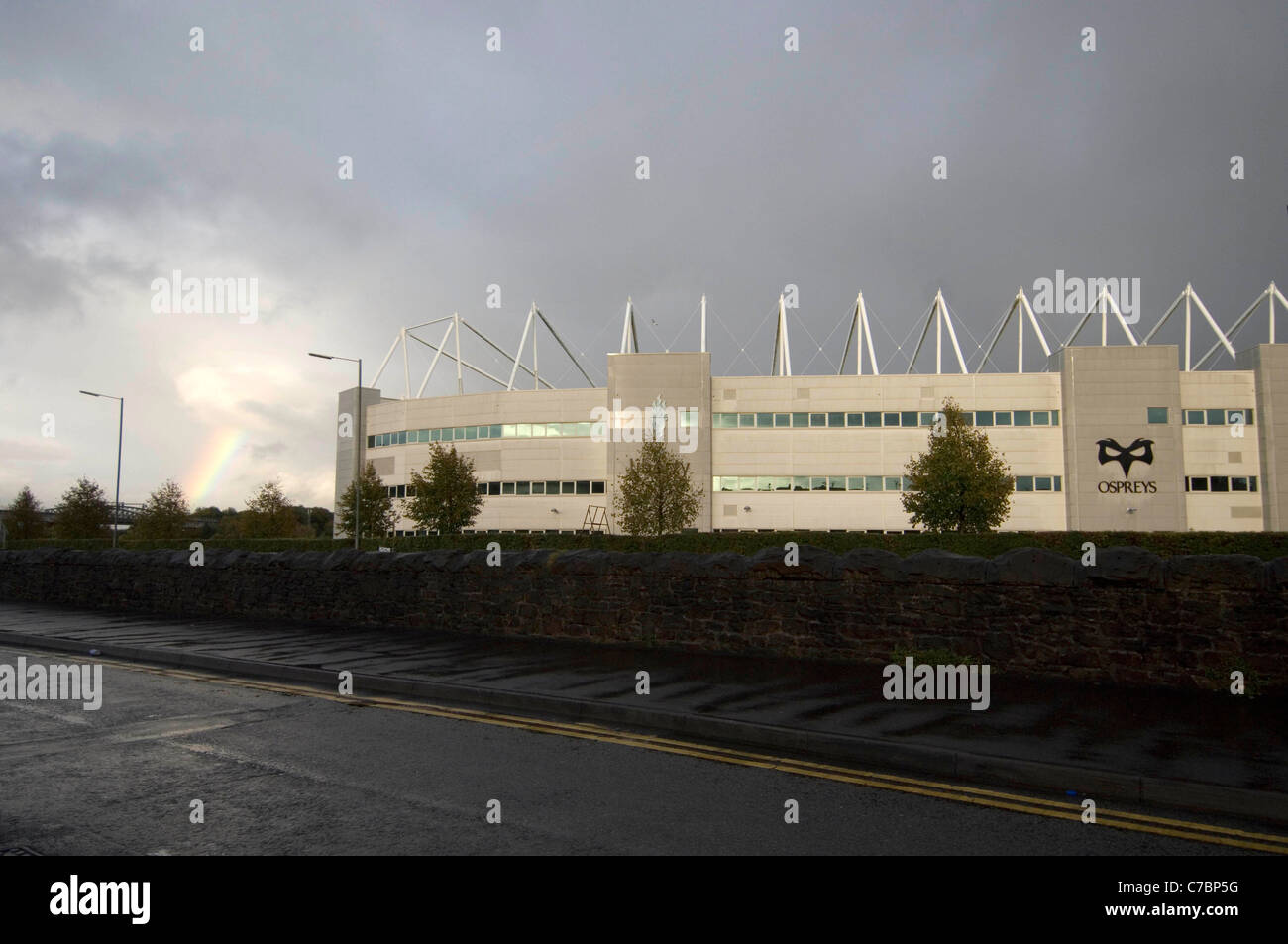 The Liberty Stadium in Swansea - home to Swansea City Football Club and ...