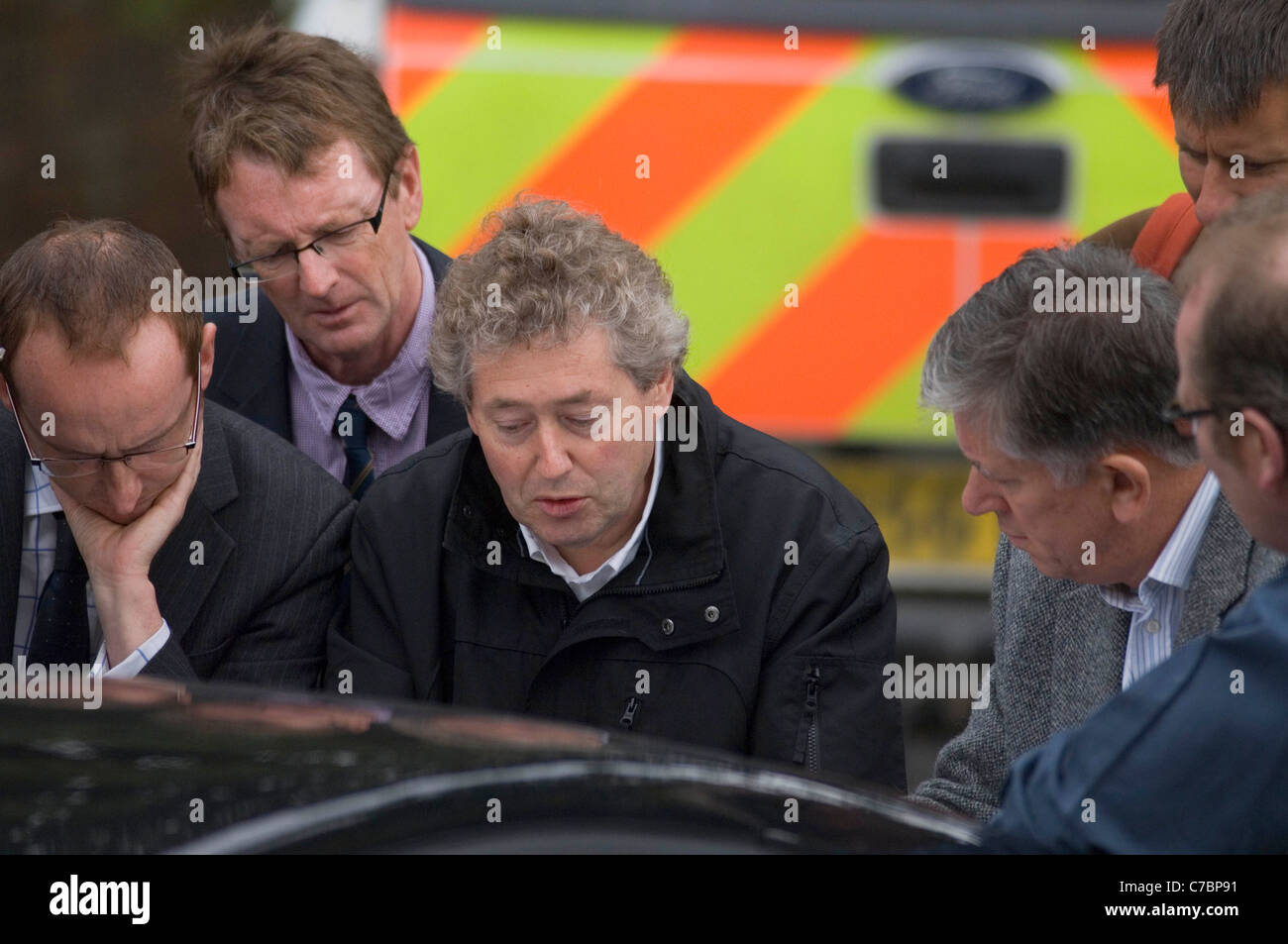 Gleision Colliery miners rescue operation near Cilybebyll, Pontardawe ...