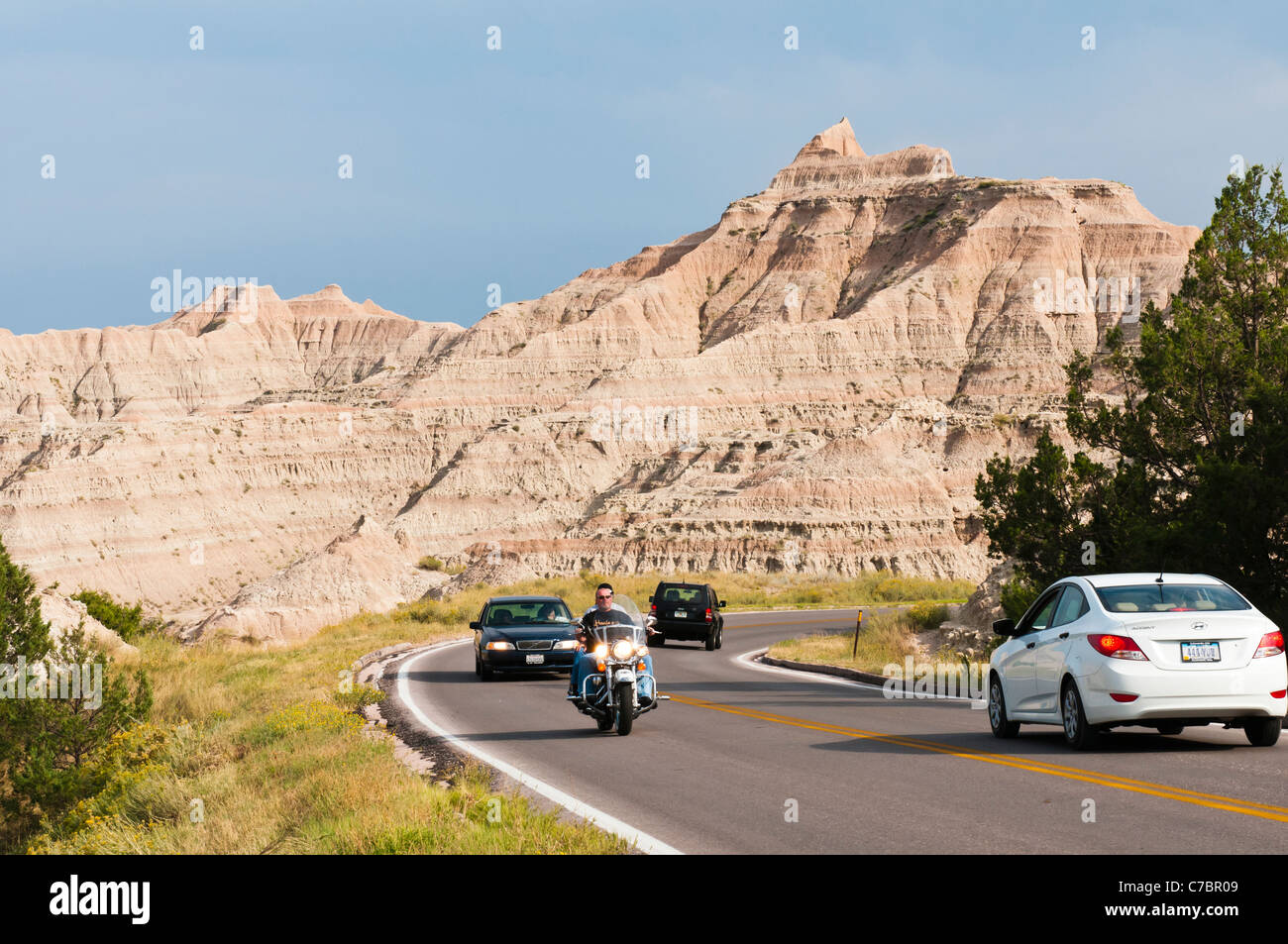 Drive through the badlands hi-res stock photography and images - Alamy