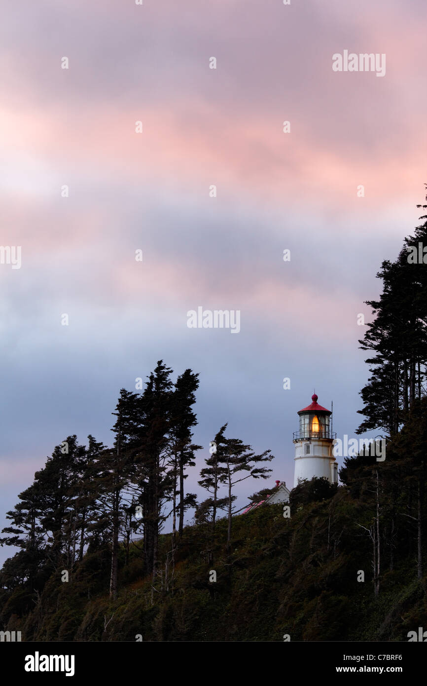 Heceta Head Lighthouse, Oregon, USA, North America Stock Photo - Alamy
