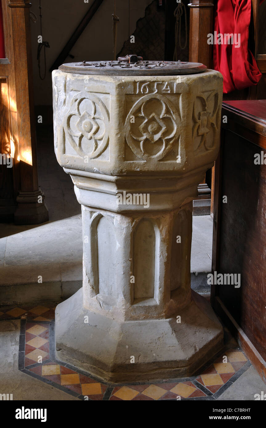 Old church exterior font hi-res stock photography and images - Alamy