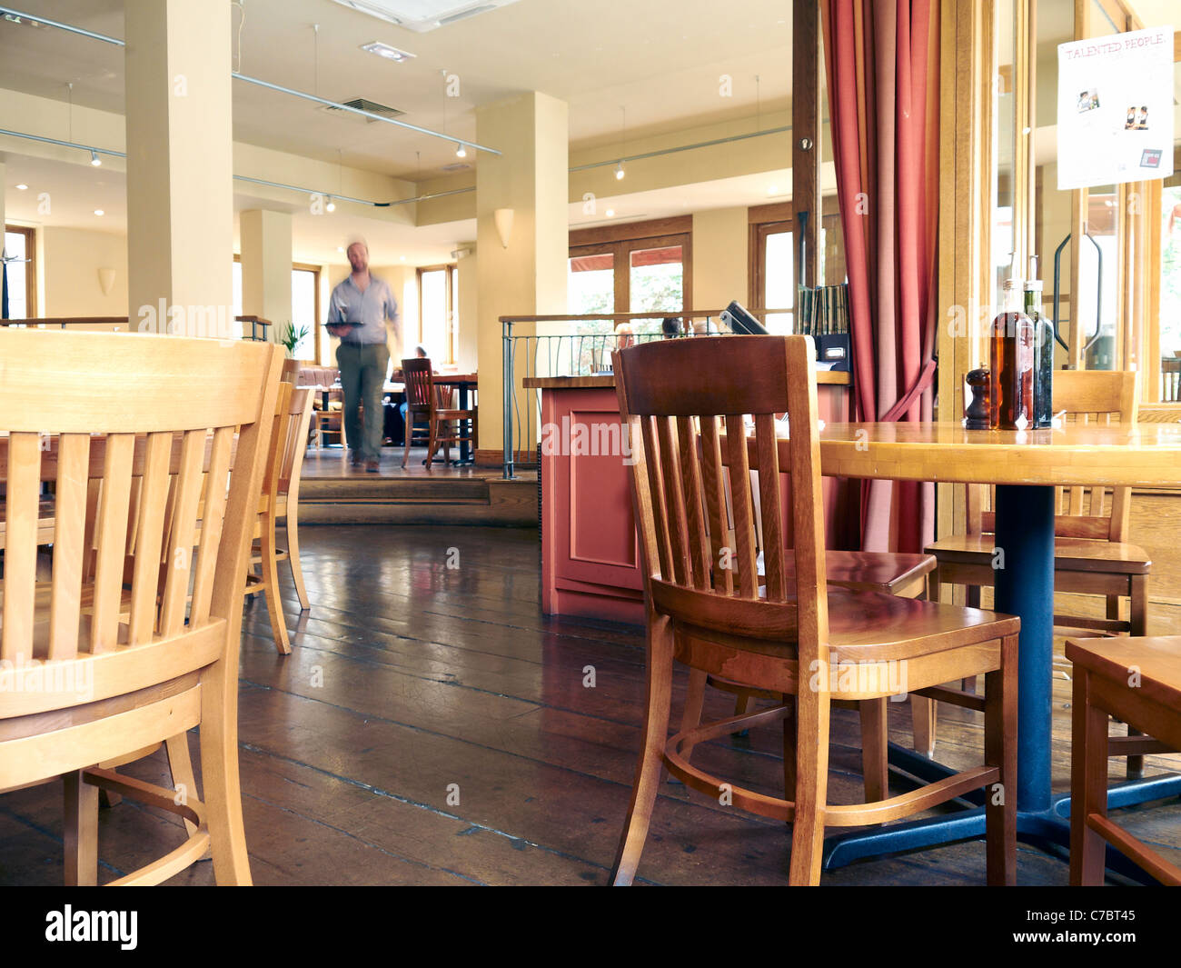 Inside Zizzi restaurant in Chester Cheshire UK Stock Photo - Alamy