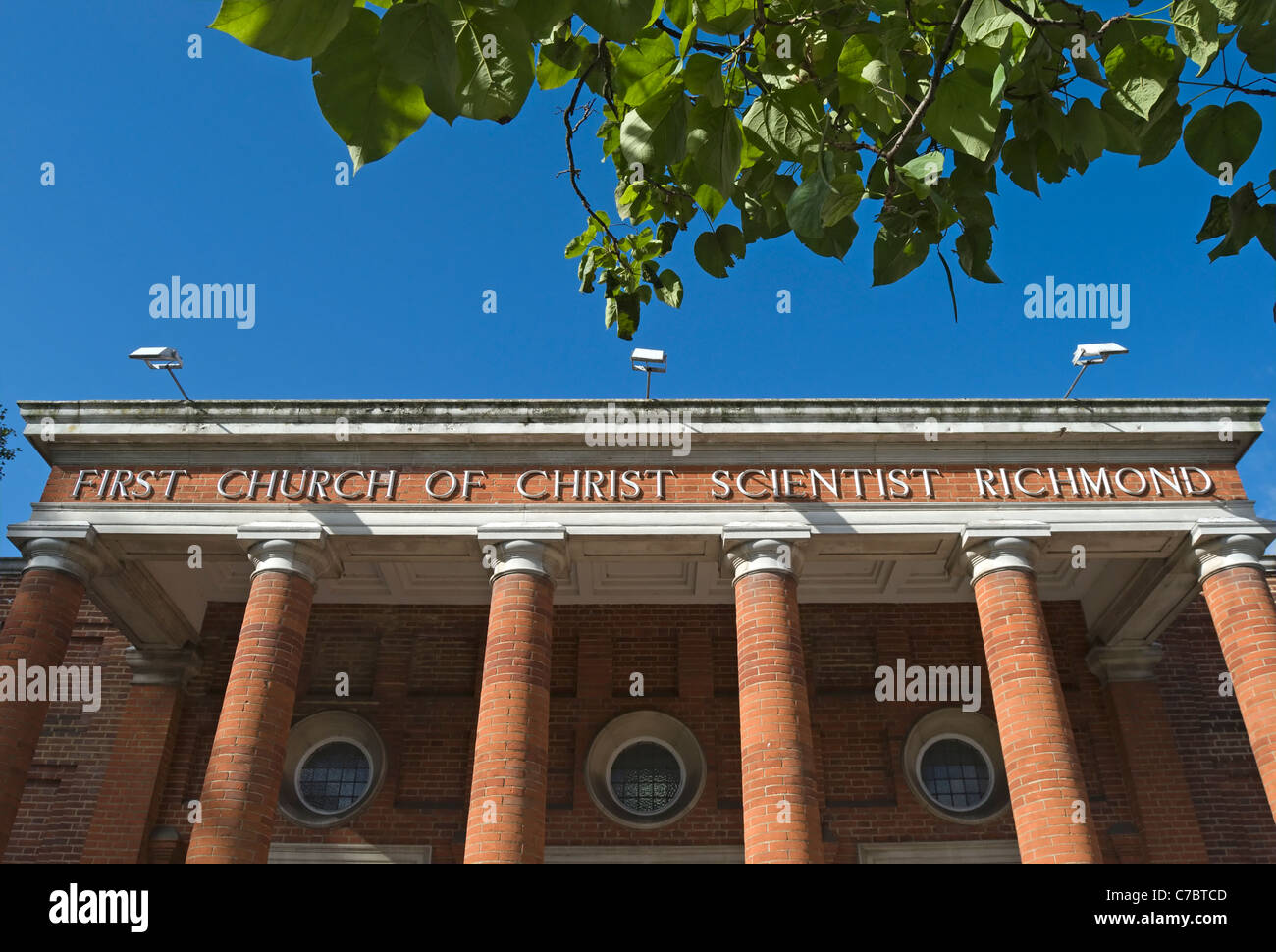exterior of the first church of christ scientist, in richmond upon ...