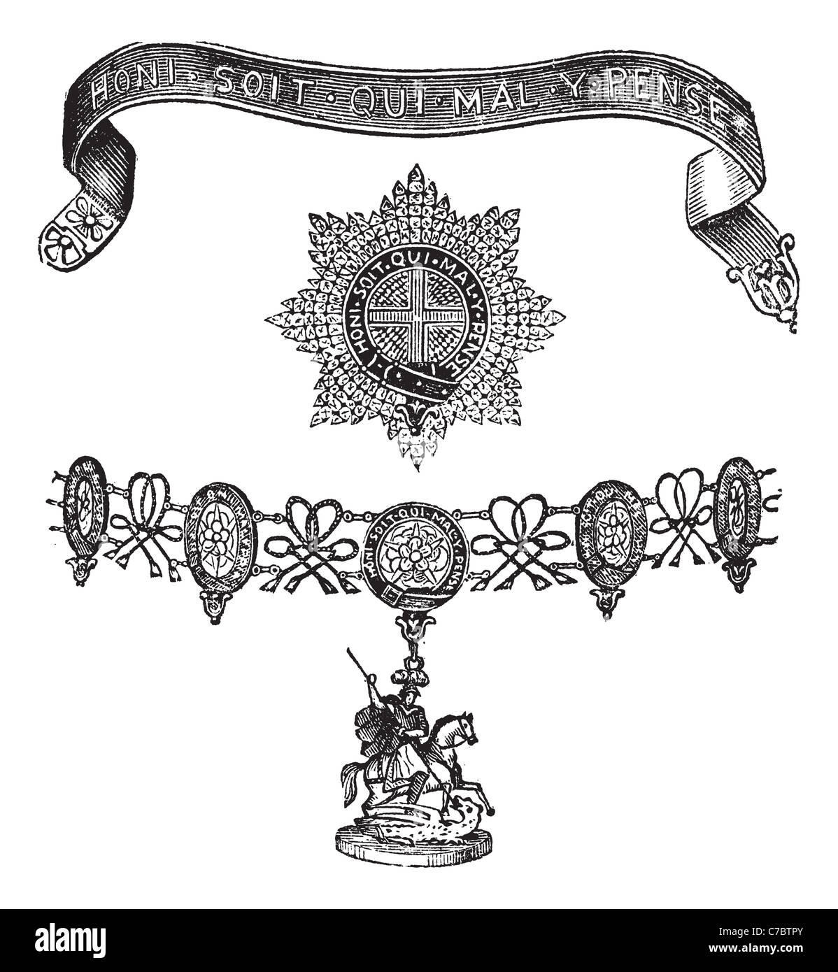 Medieval order of garter hi-res stock photography and images - Alamy