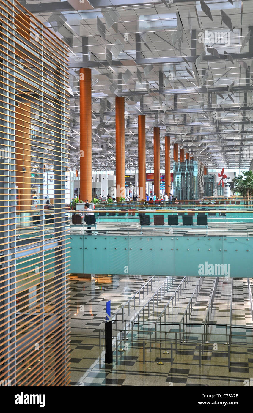Singapore Changi Airport Terminal 3 - Architecture Details - Passengers ...