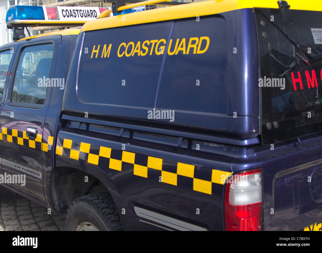 HM Coastguard truck Stock Photo - Alamy