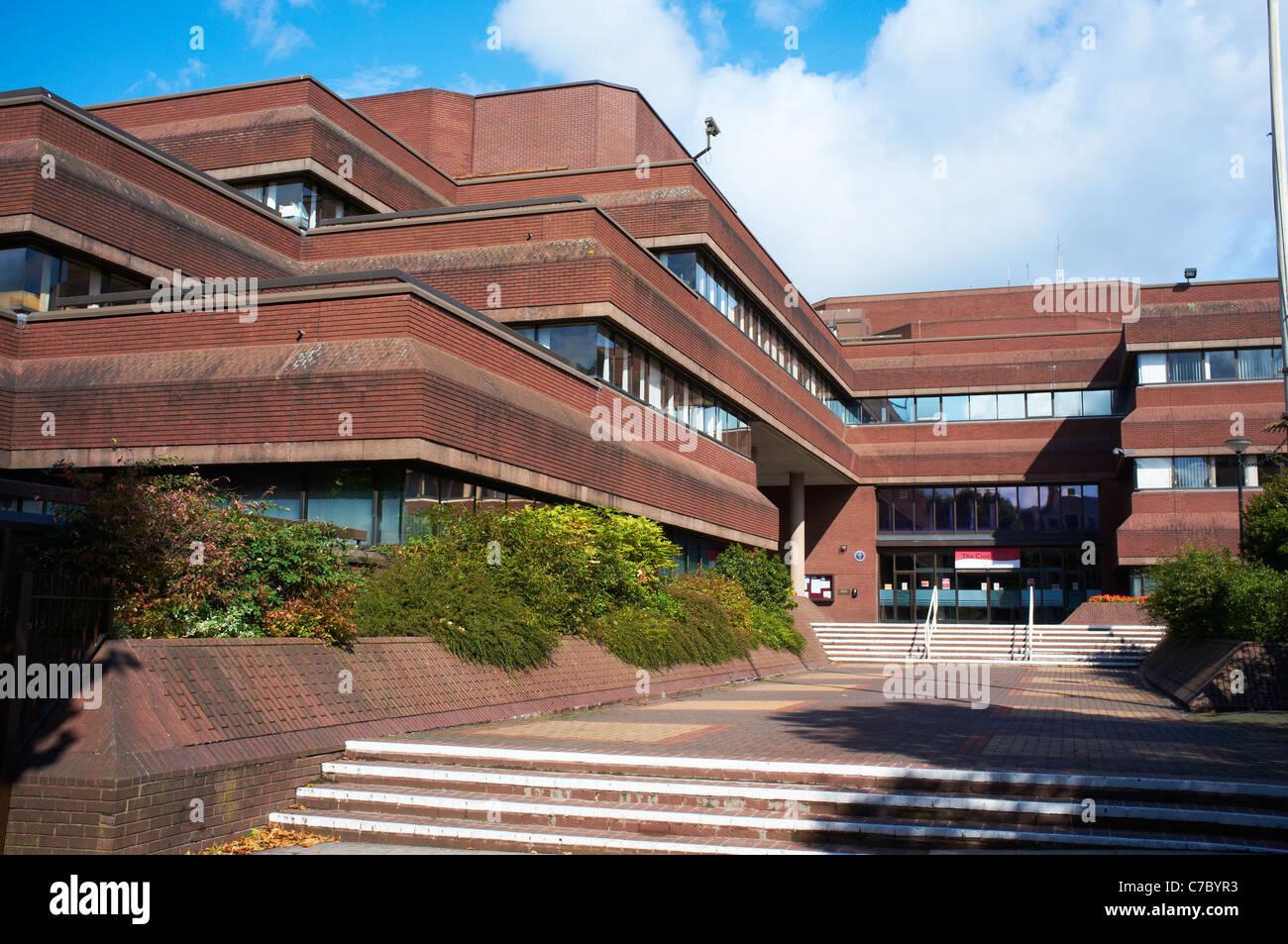 Facade of the Civic Centre St. Peter's Square Wolverhampton UK Stock ...