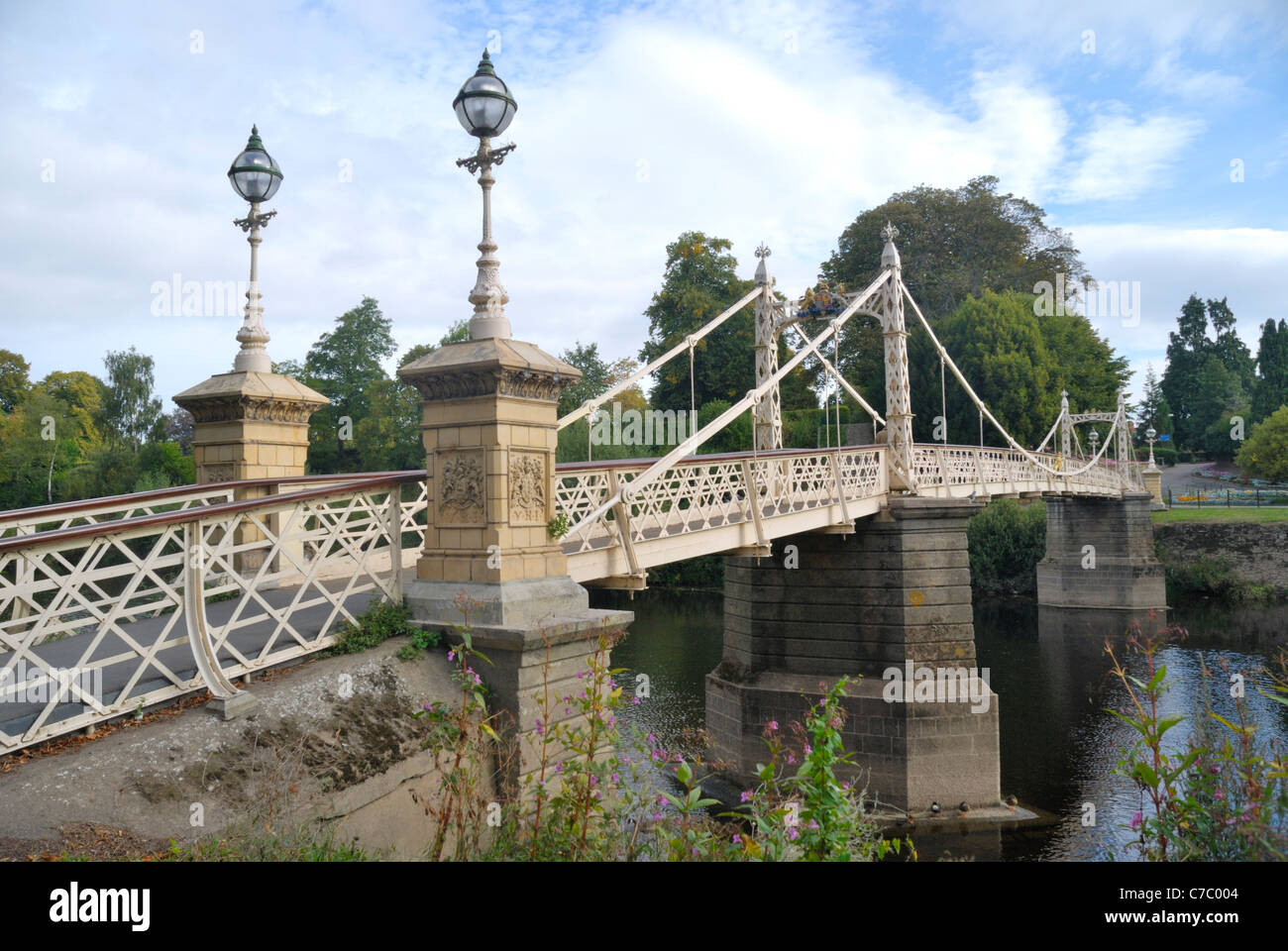 Victoria Bridge, Hereford, England Stock Photo - Alamy