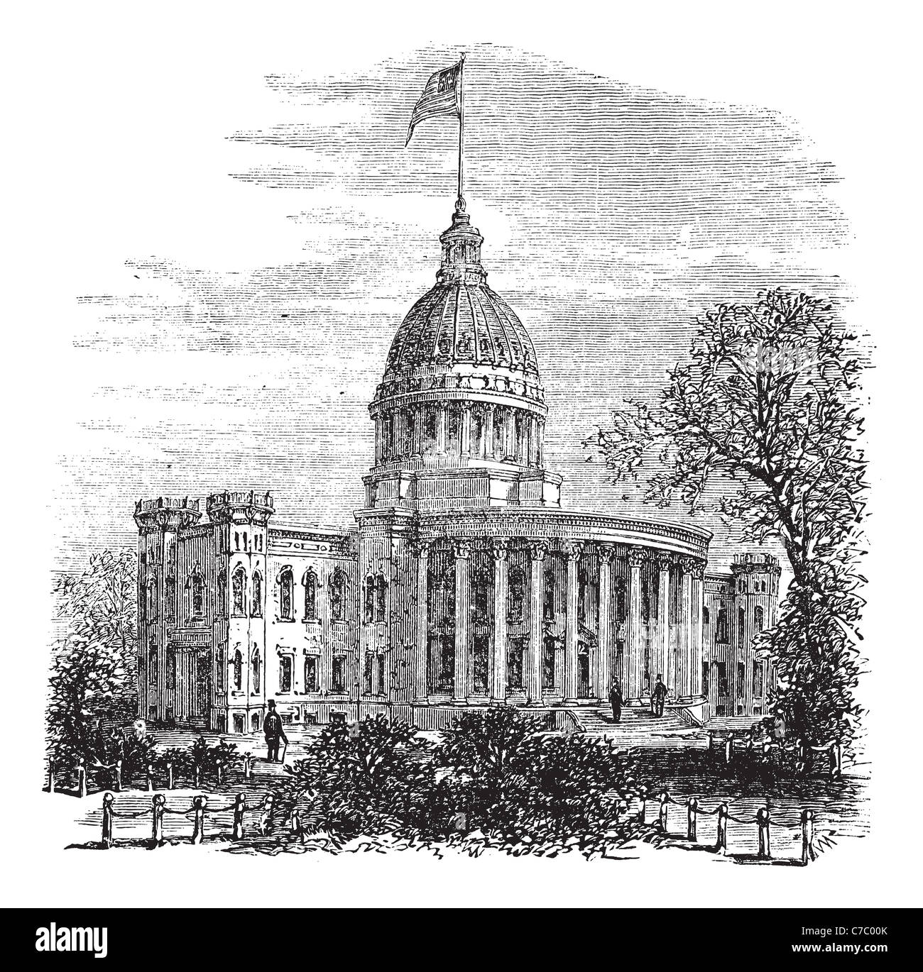 Old state capitol building in Cut Out Stock Images & Pictures - Alamy