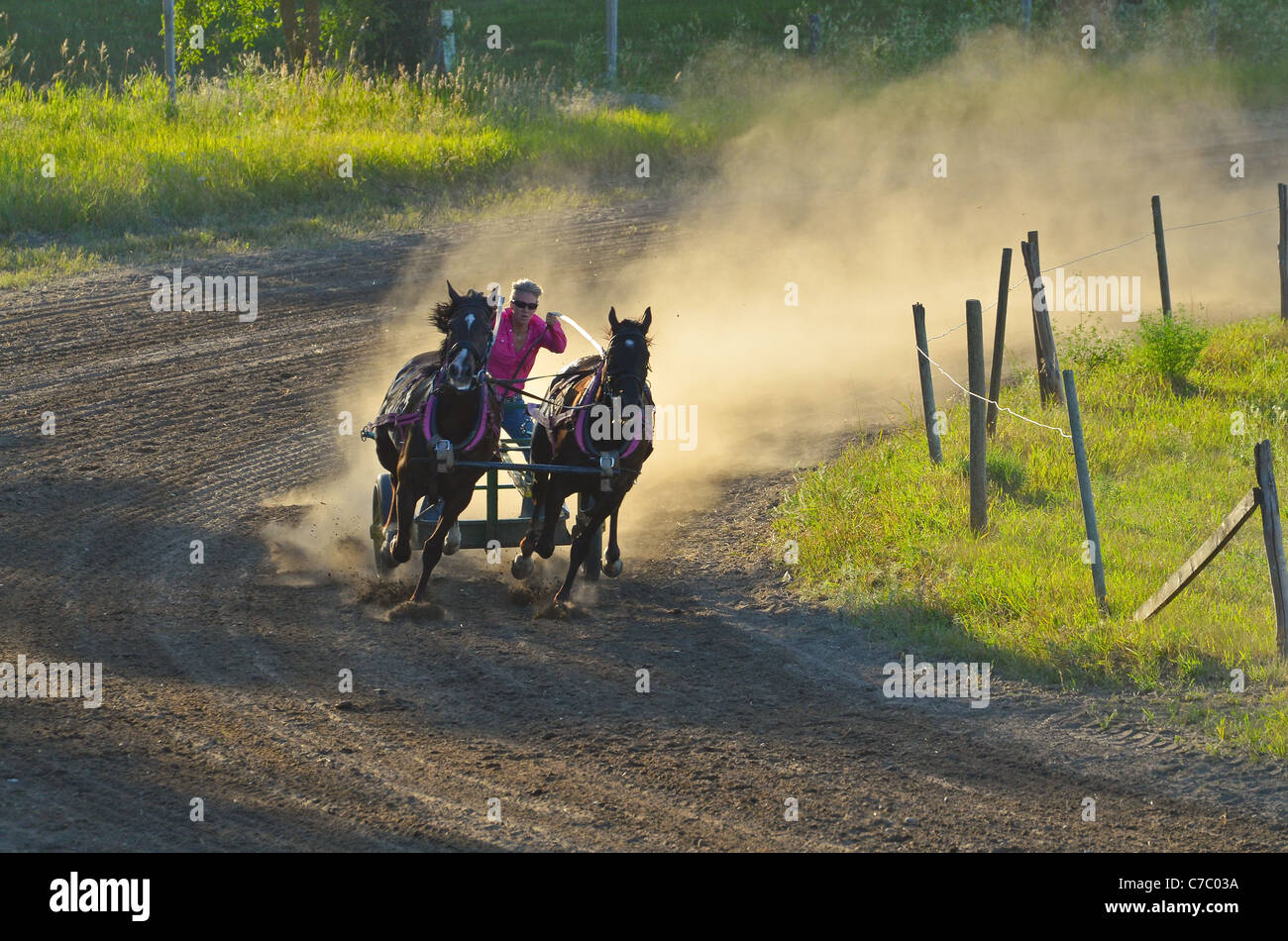 Coming round the corner Stock Photo - Alamy