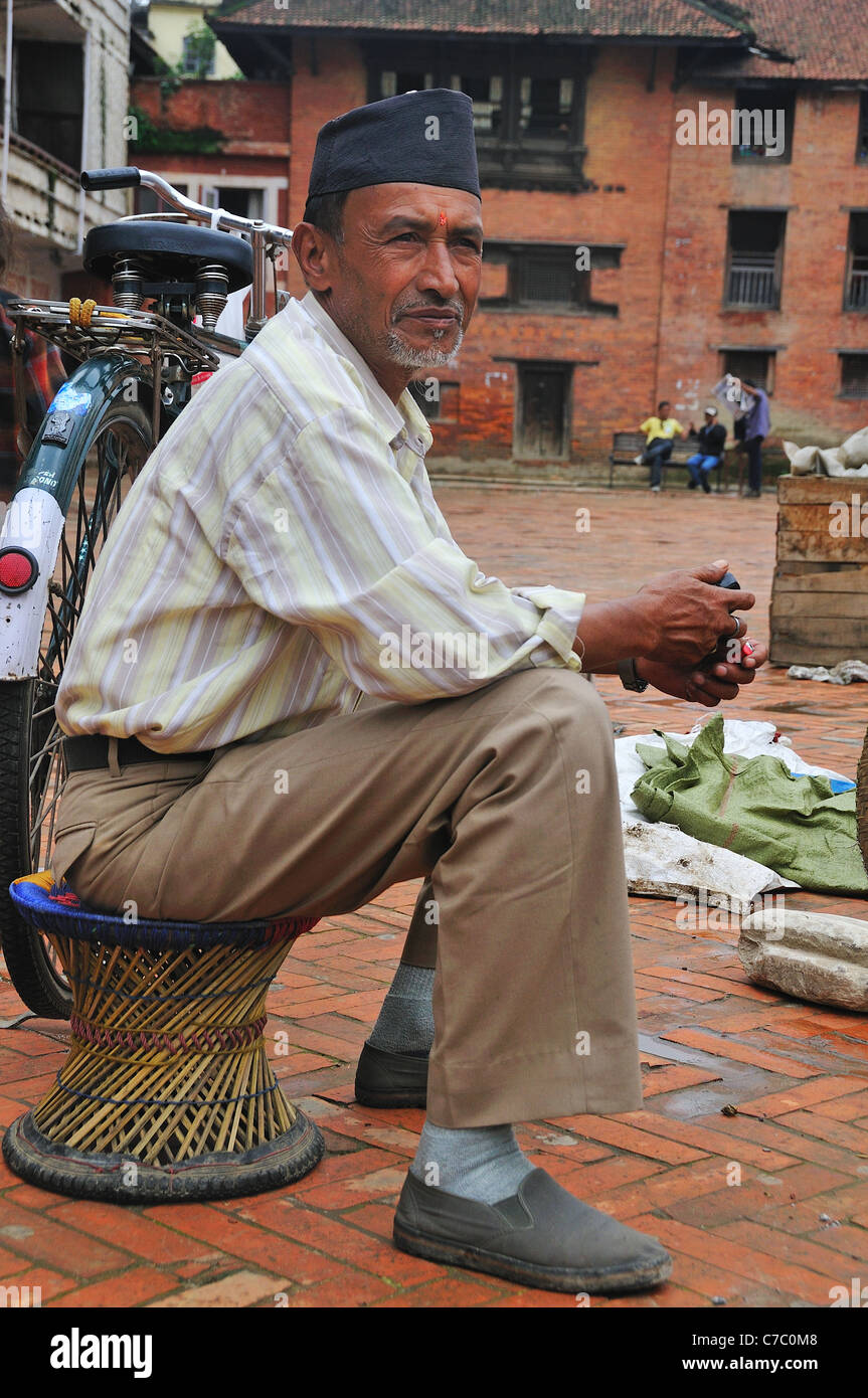 Nepali man hi-res stock photography and images - Alamy