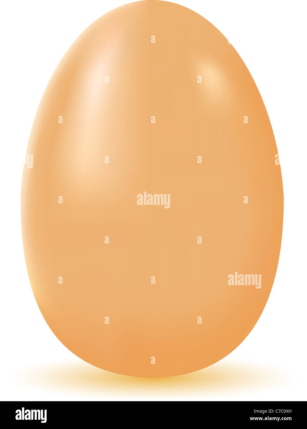 egg illustration isolated on white background Stock Photo - Alamy