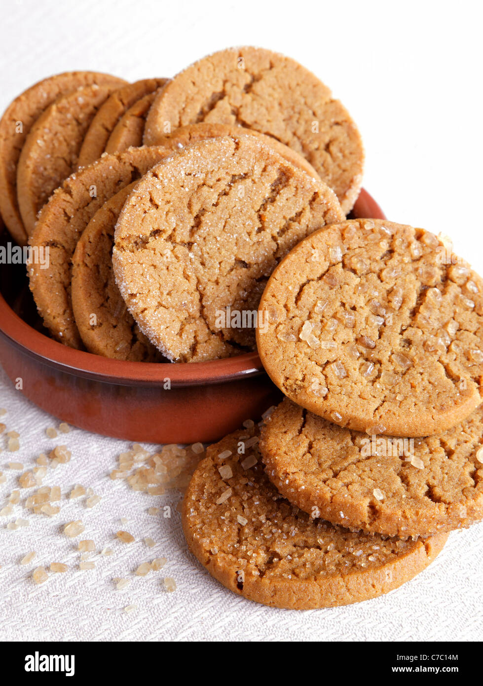 Bowl of Swedish ginger cookies, by pastry chef Laurie Pfalzer, Pastry ...